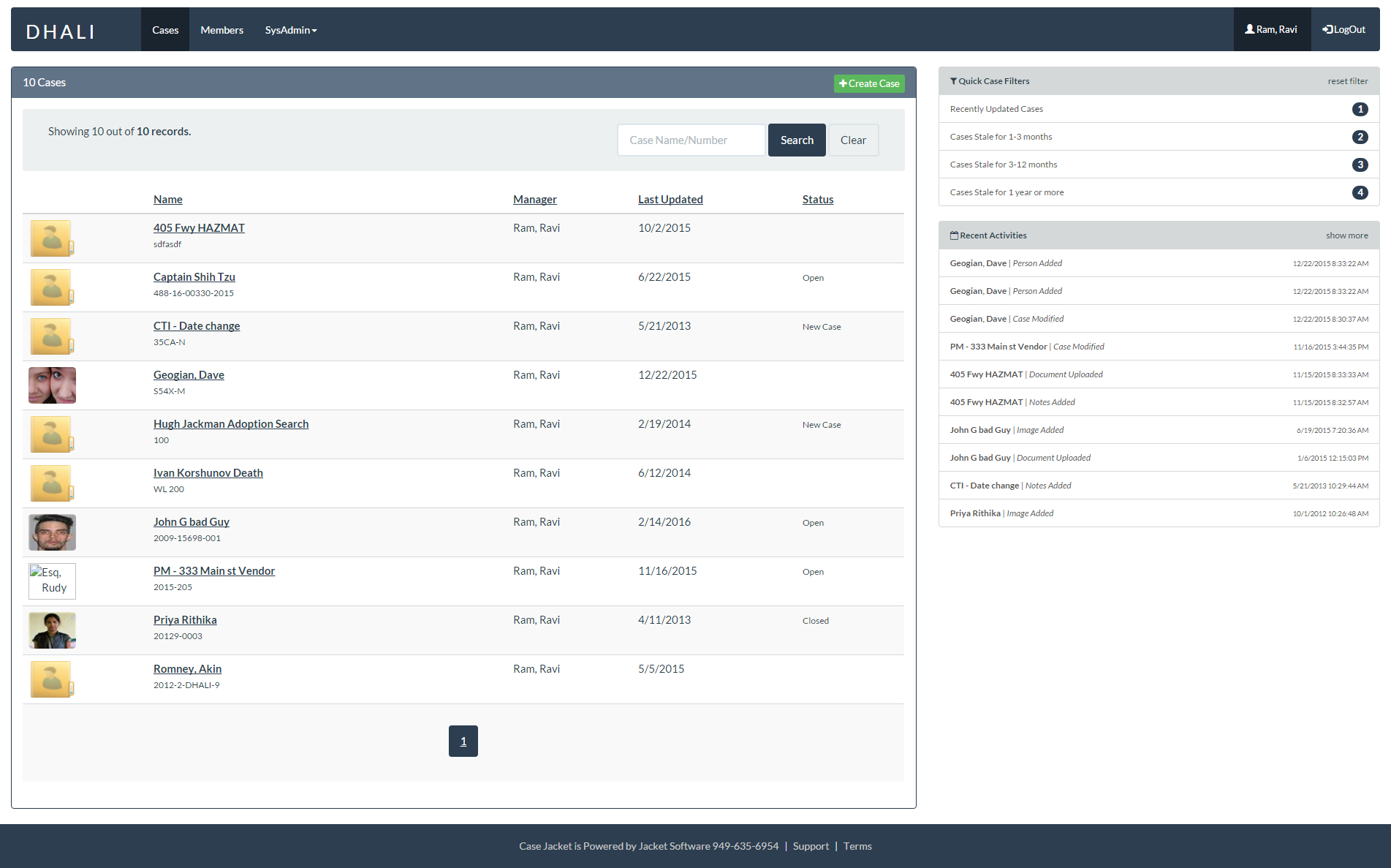 CaseJacket.com – A Better Case Management System. Period.