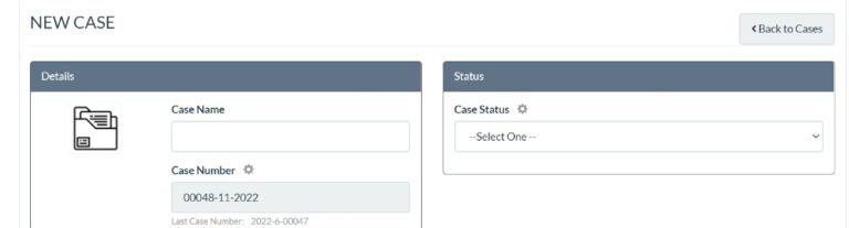 Create a Case - Case Management Software Free, Fast and Easy to Use